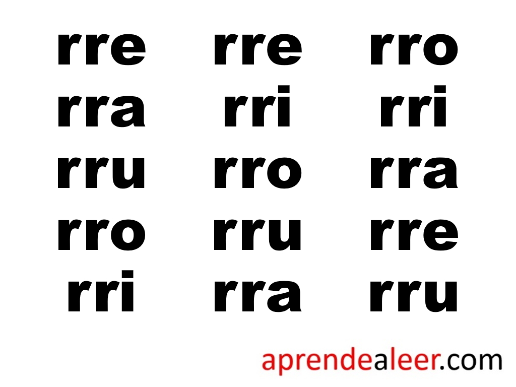 Sílabas | aprendealeer.com